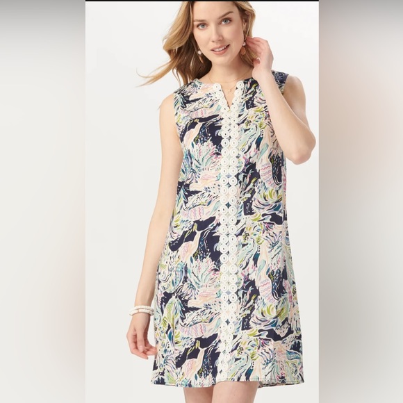 Charlie Paige | Dresses | Charlie Paige Linen Blend Shift Dress | Poshmark